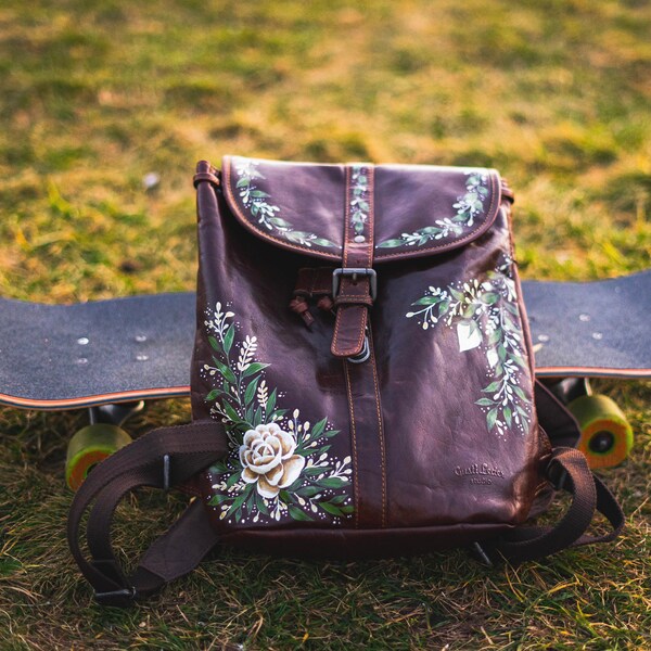 Hand Painted Bag - Etsy