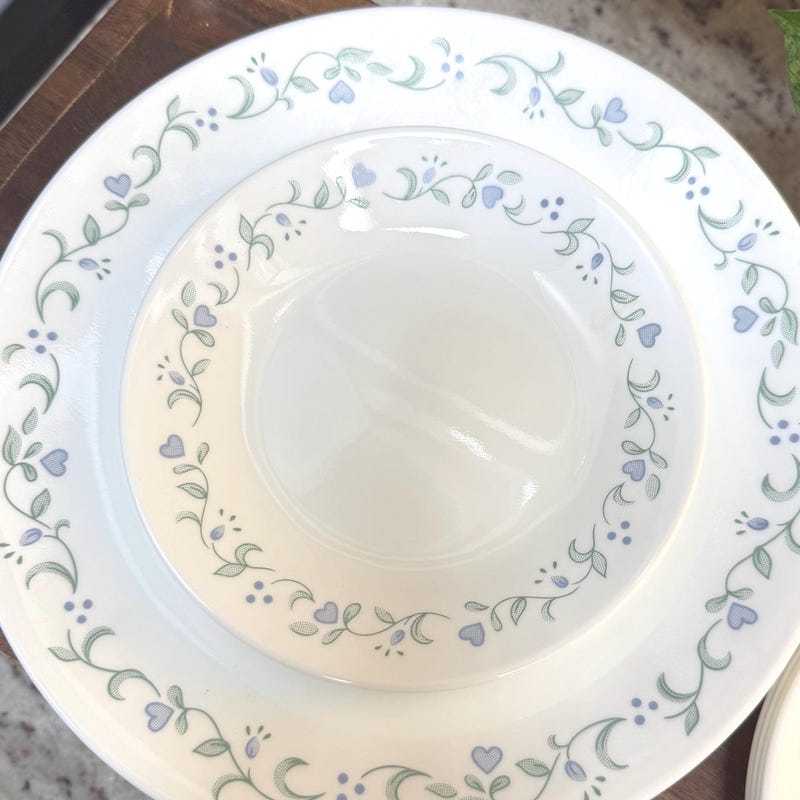 Corelle Blue Hearts - Etsy