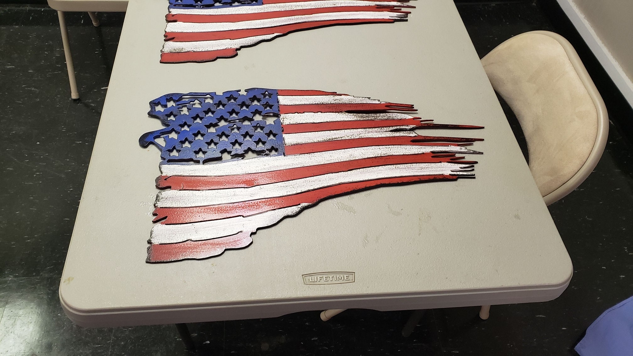 Tethered Flag Sheet Metal Art - Etsy
