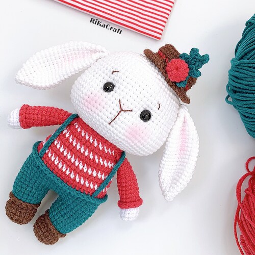 Bunny Amigurumi Crochet Pattern: Billy the Rabbit | Etsy