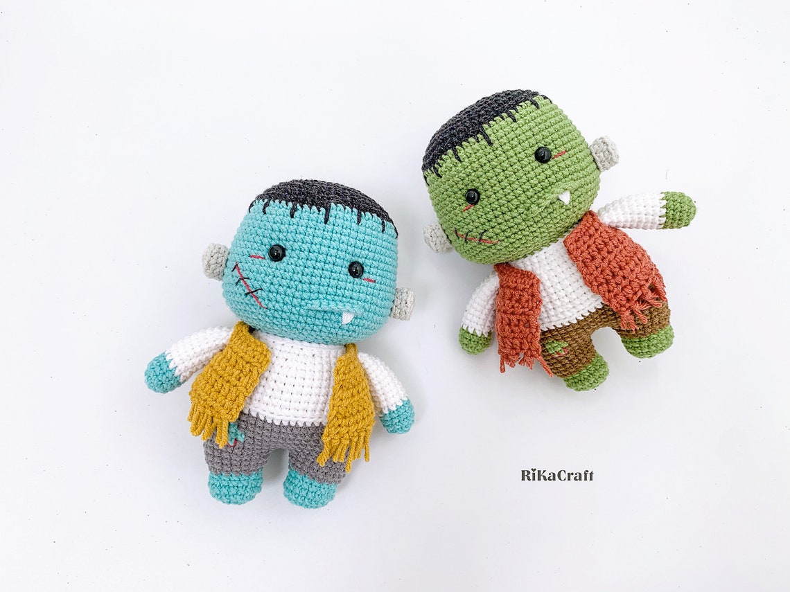 Amigurumi Crochet Pattern Zombie - Endlish/spanishpdf Pattern - Etsy
