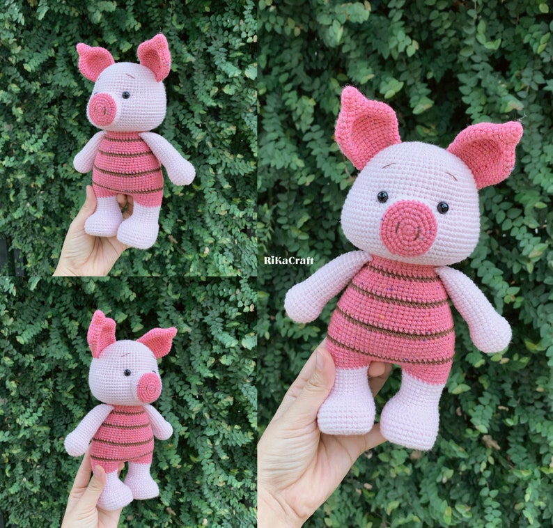 Piglet - Amigurumi Crochet Pattern. Instant Download. Languages ...