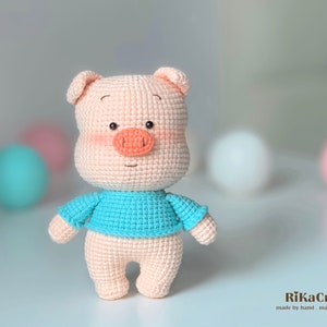 The Little Pig, Amigurumi Crochet Pattern, Pig Pattern, Pig Amigurumi ...