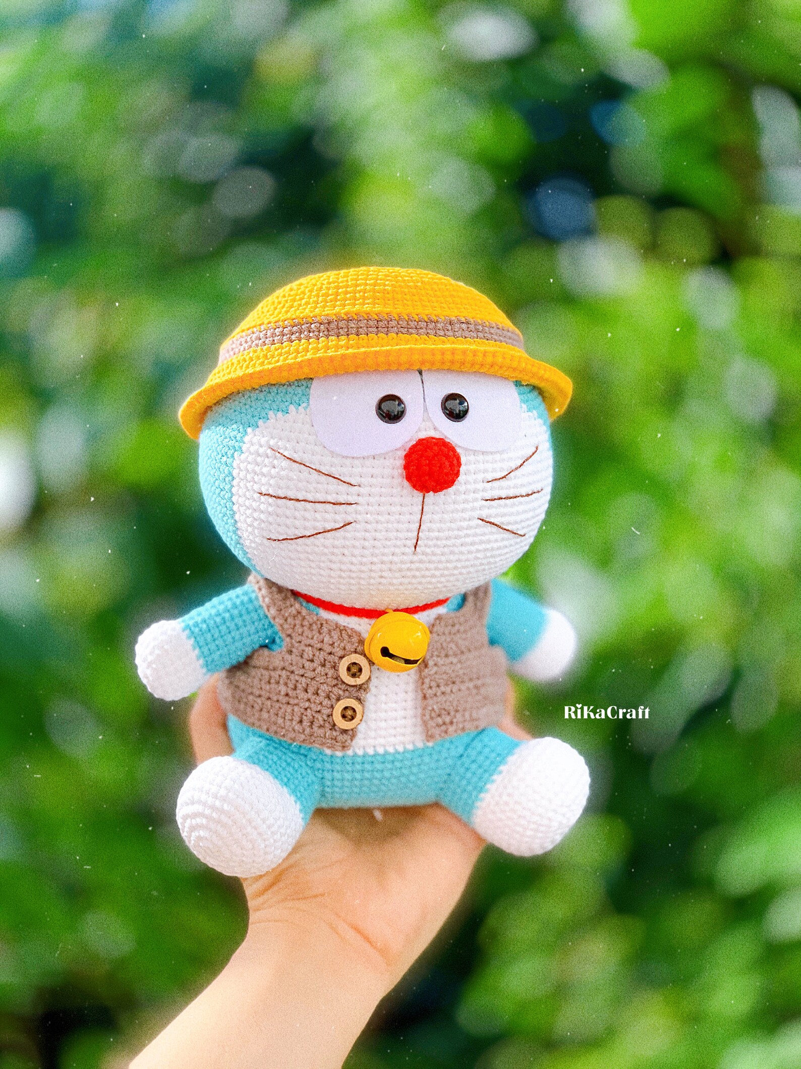 Doraemon Amigurumi Crochet Pattern (PDF Download) - Etsy