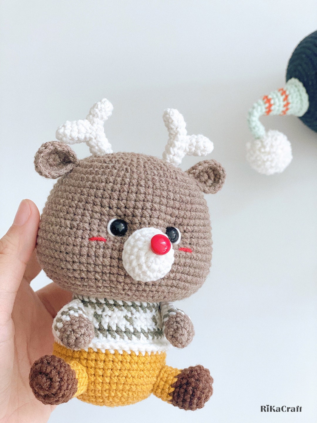 Reindeer Amigurumi Crochet Pattern - Etsy