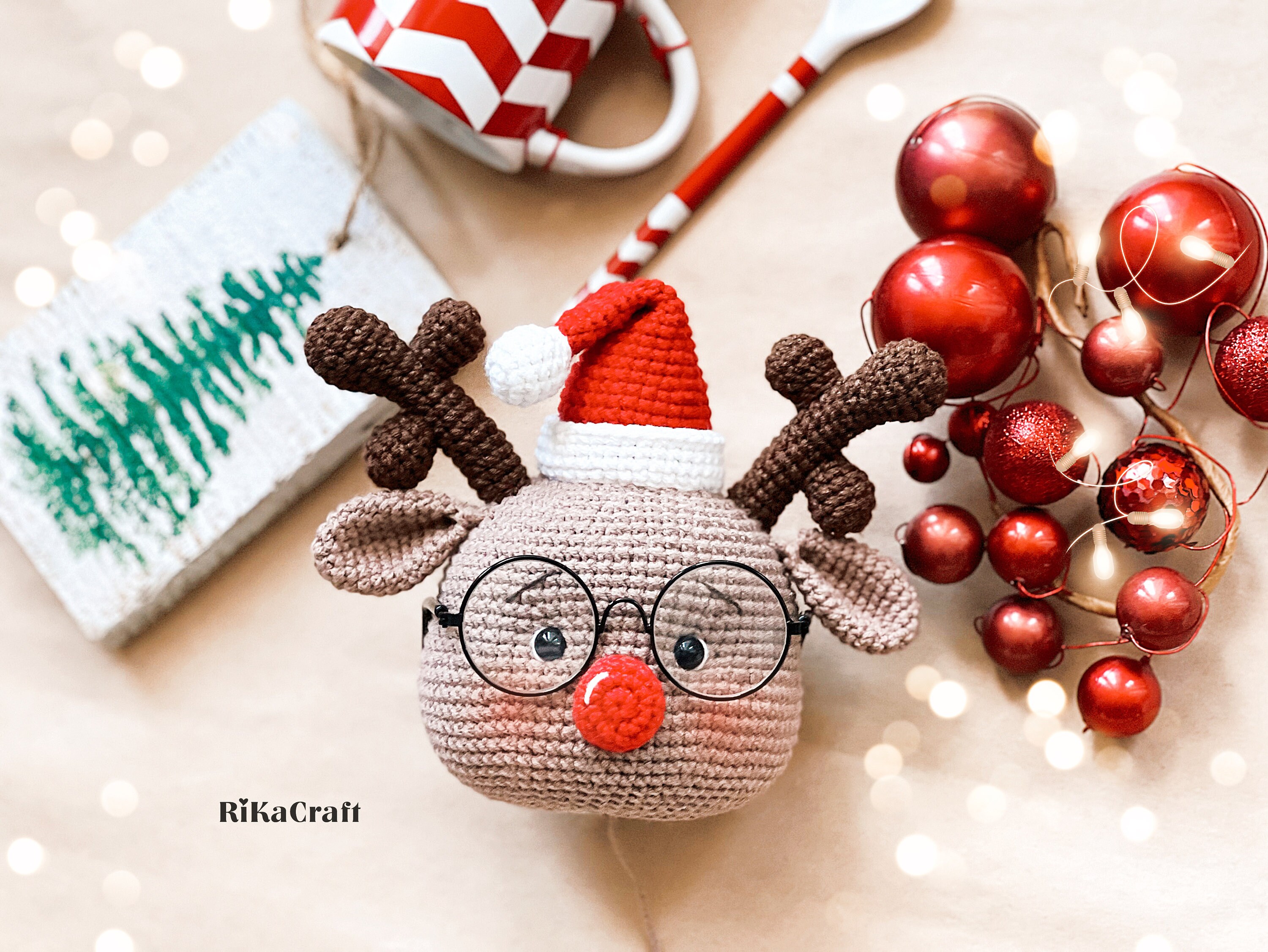 Crochet Reindeer Amigurumi Pattern - Etsy