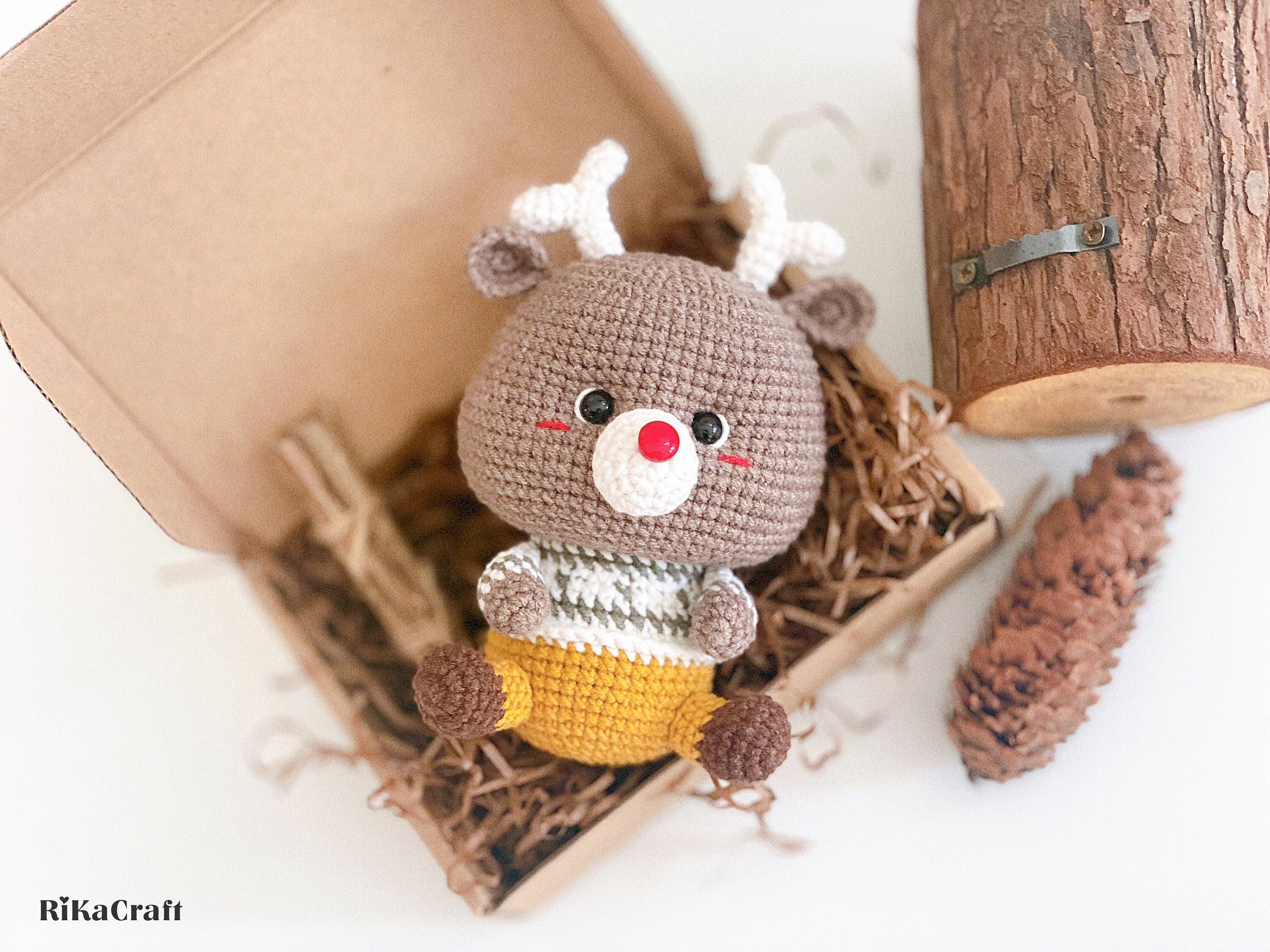Reindeer Amigurumi Crochet Pattern - Etsy