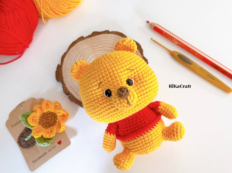 Pooh Crochet Pattern Crochet Winnie the Pooh Amigurumi Pooh - Etsy
