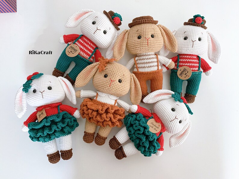 Bunny Amigurumi Crochet Pattern: Billy the Rabbit - Etsy