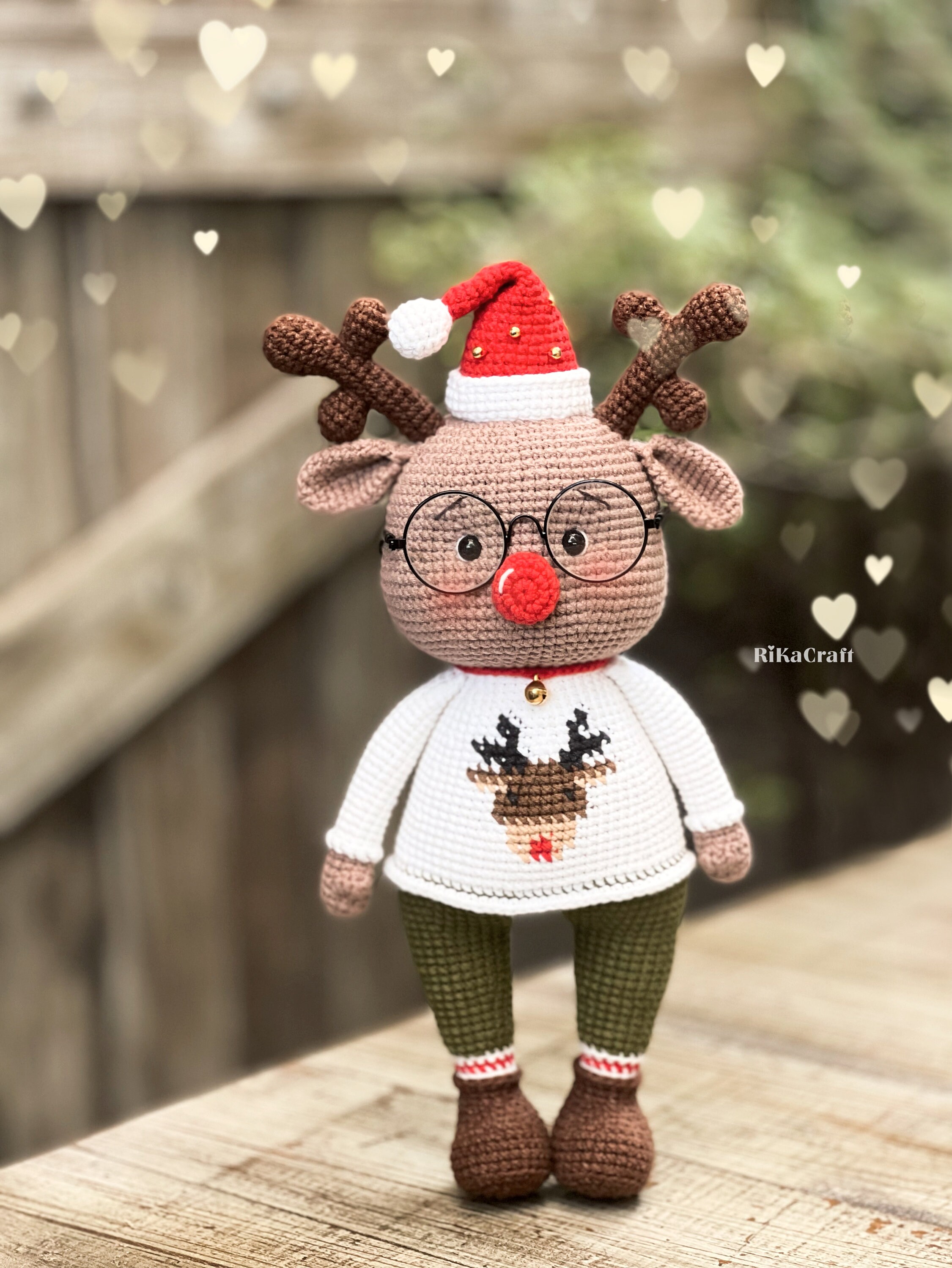 Crochet Reindeer Amigurumi Pattern - Etsy