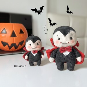 Vampire Keychain Amigurumi Crochet Pattern - Etsy