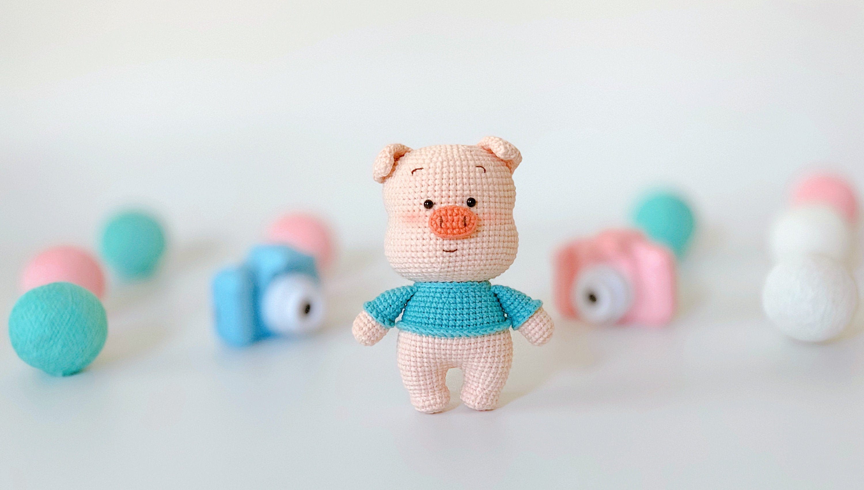 The Little Pig Amigurumi Crochet Pattern. Instant Download. | Etsy
