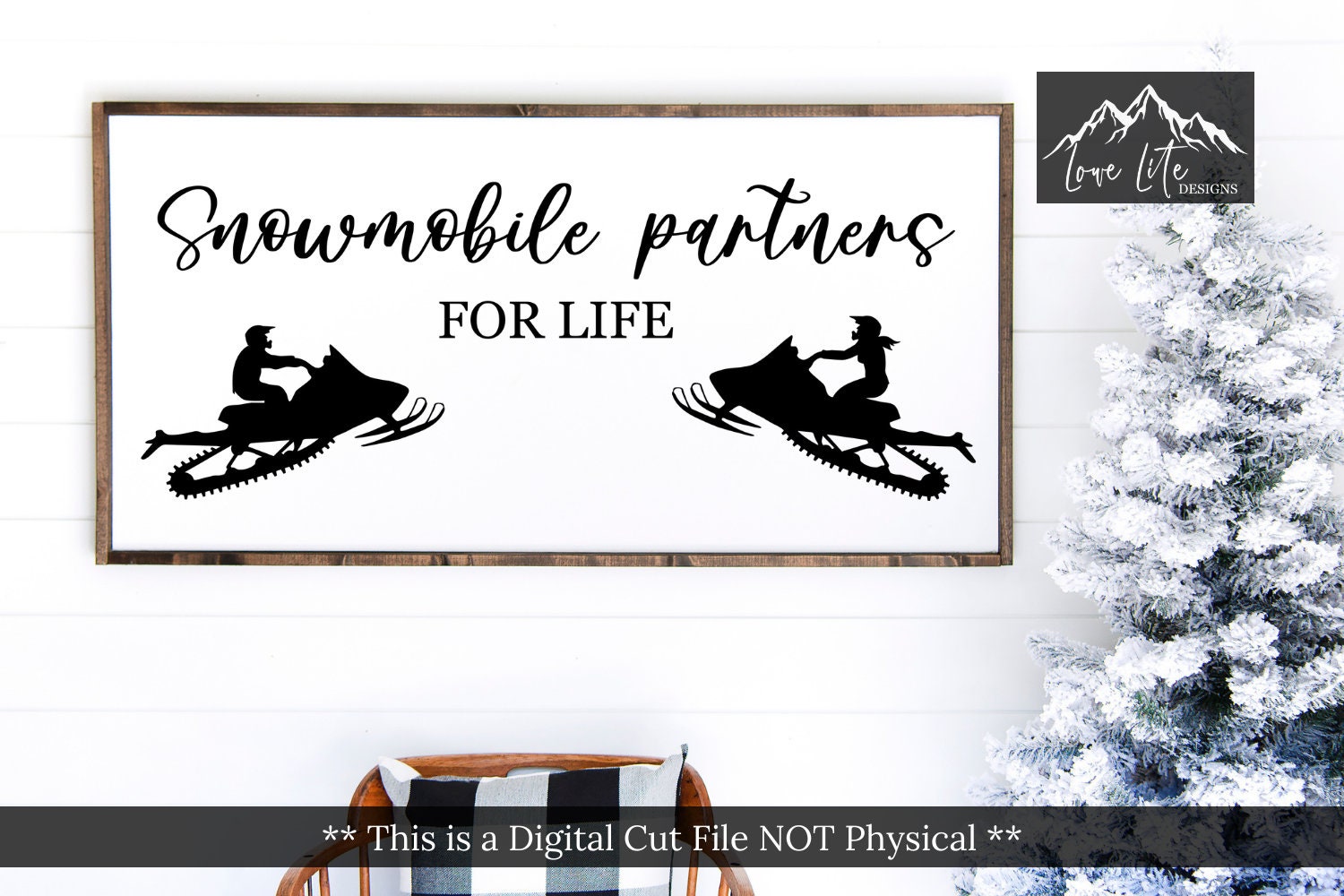 Snowmobile Partners for Life SVG Couples Who Sled Together Stays ...