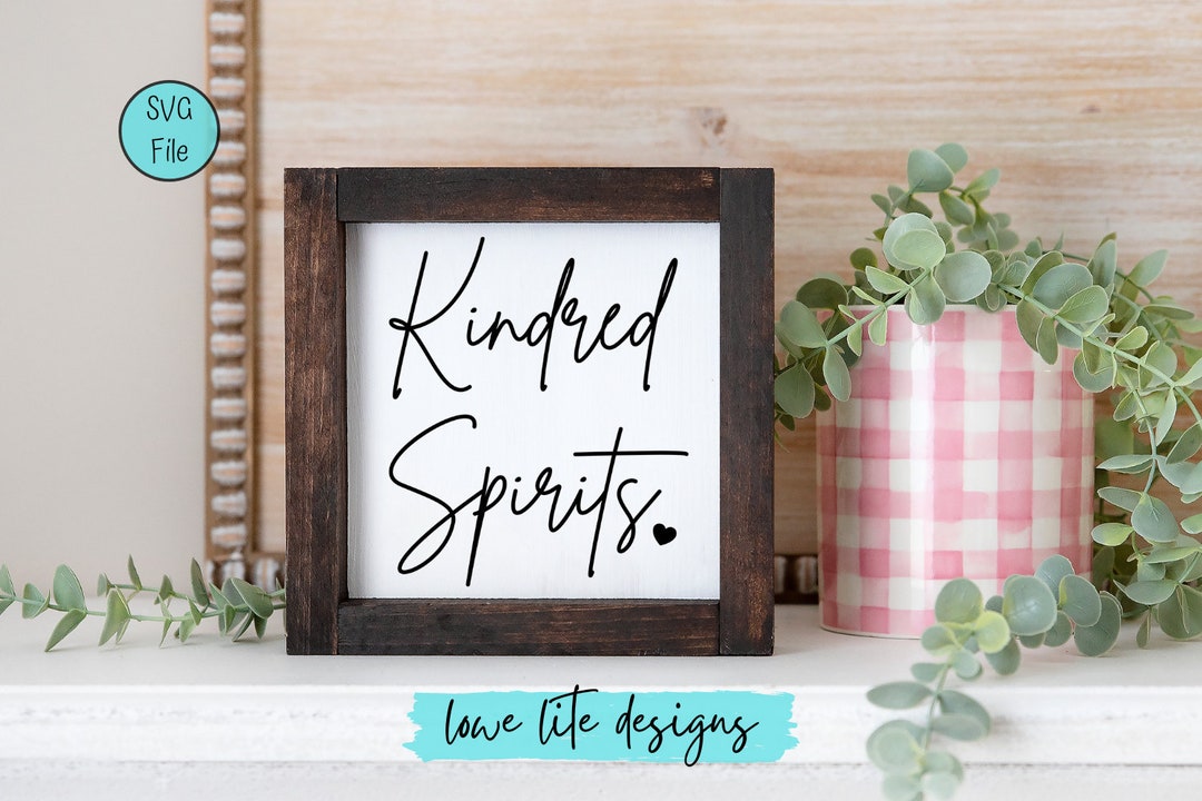 Kindred Spirits SVG Anne of Green Gables, Heart, Anne Shirley ...