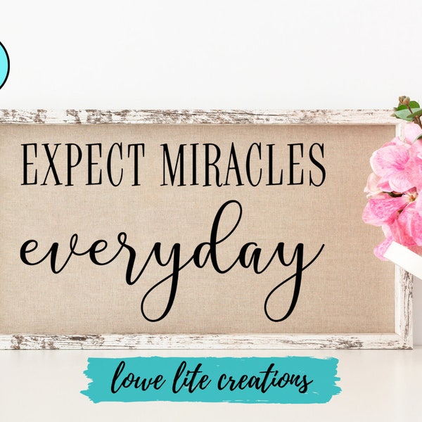 Expect Miracles - Etsy