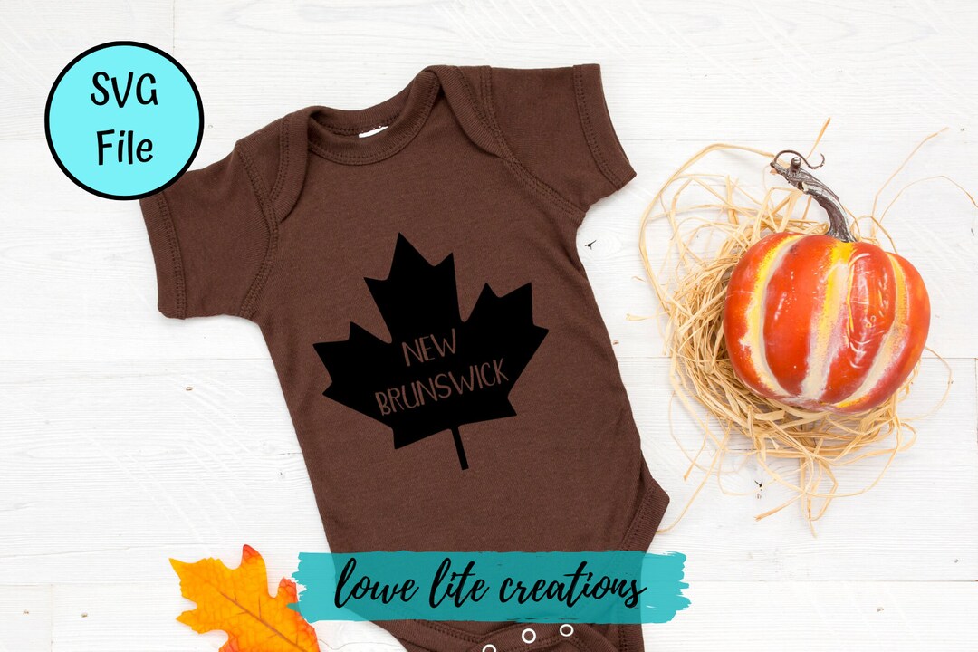 New Brunswick Maple Leaf SVG Svg Files, Cricut, Silhouette, Cutting ...