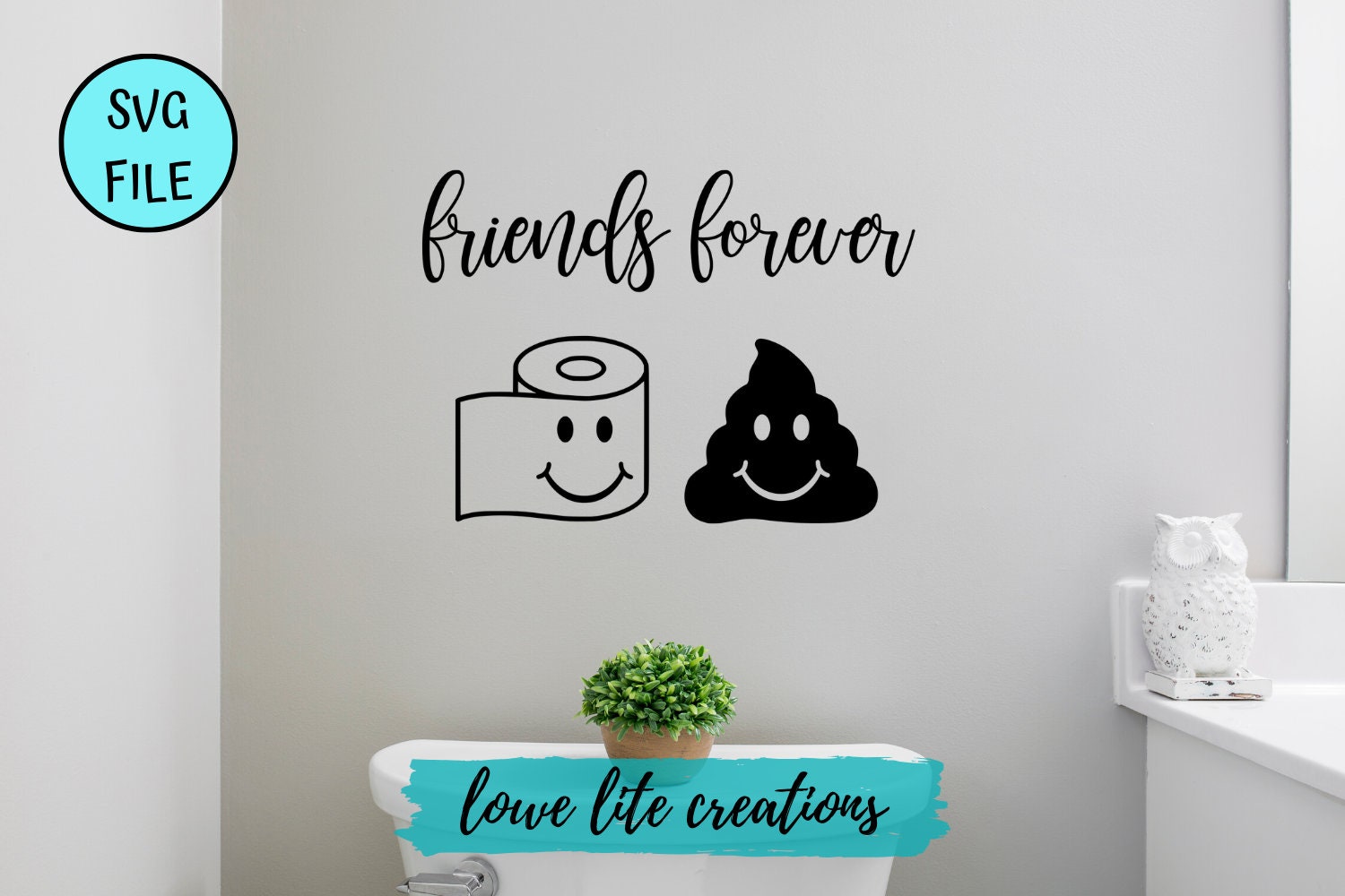 Friends Forever Poop And Toilet Paper Drawing