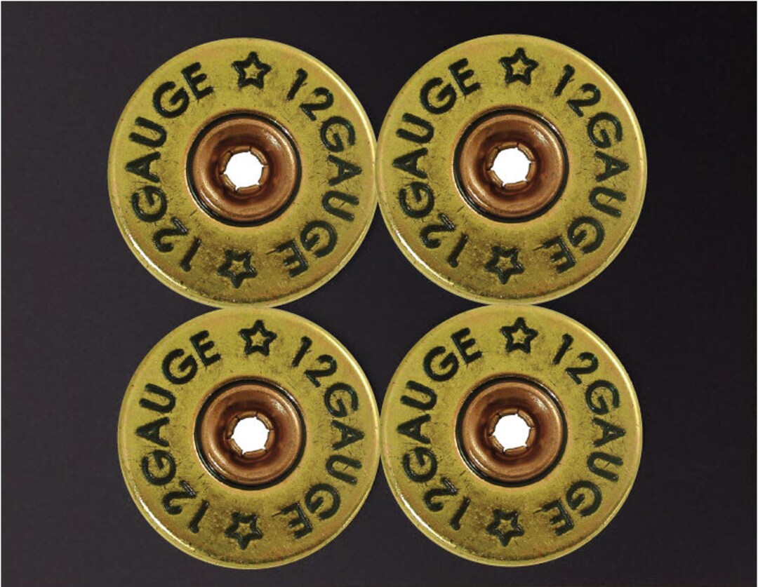 4 Set of Shotgun Shell Circle Coasters, Shotgun Shell Coaster Print ...