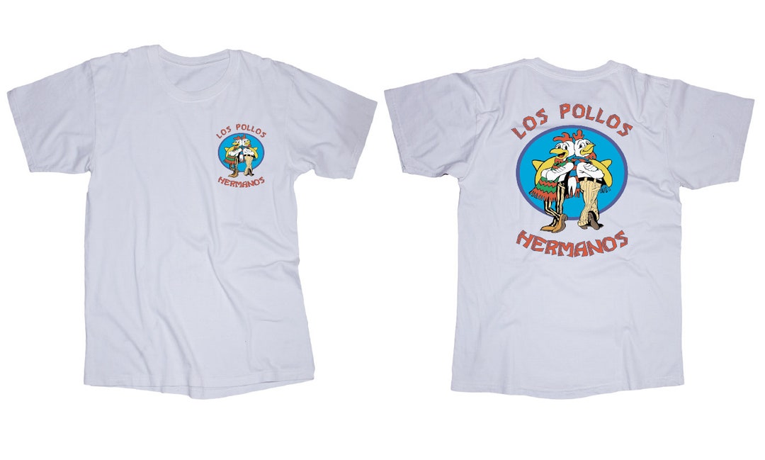 Los Pollos Hermanos White T-shirt, Los Pollos Hermanos Shirt, Los ...