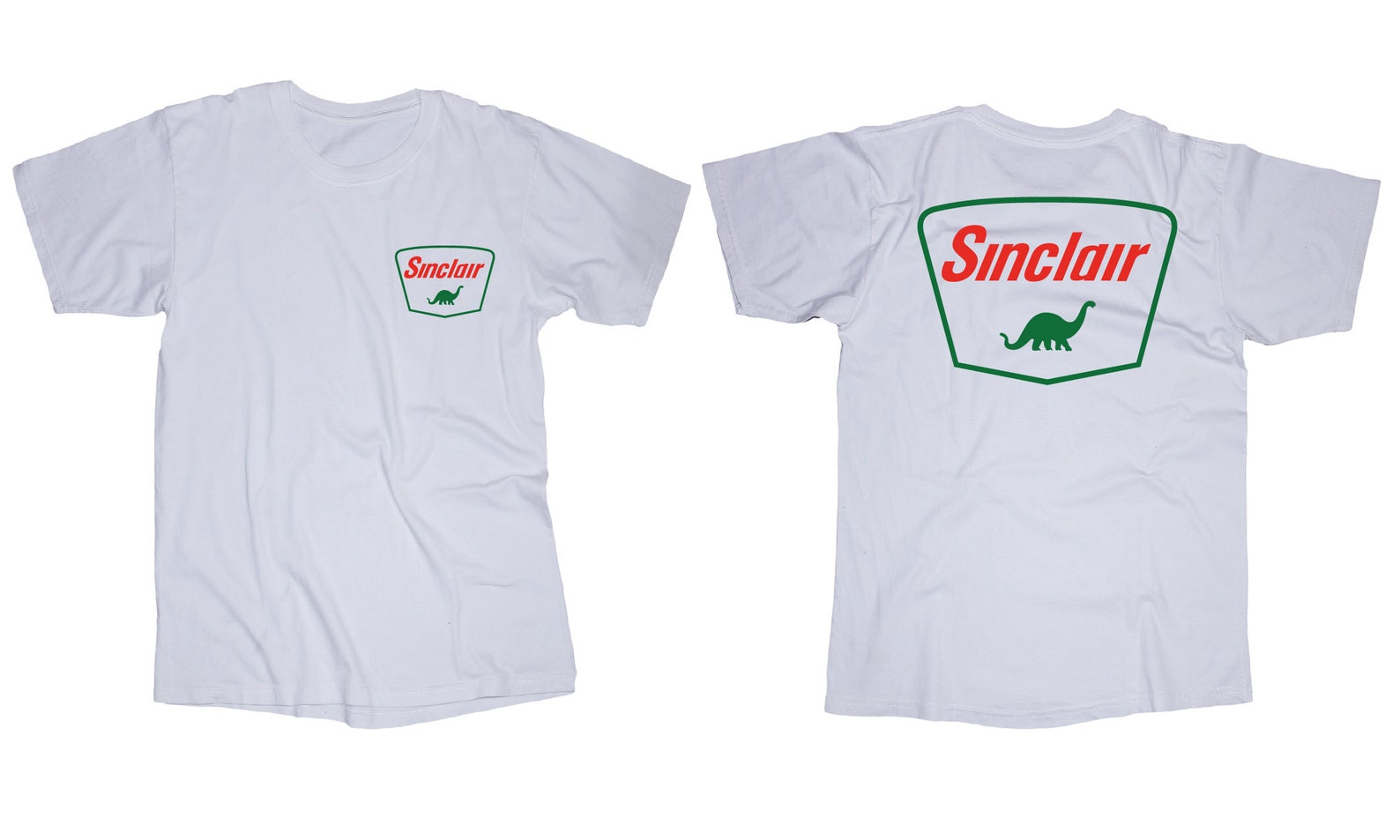 Sinclair White T-shirt, Sinclair Oil Operation Shirt, Sinclair Gasoline ...