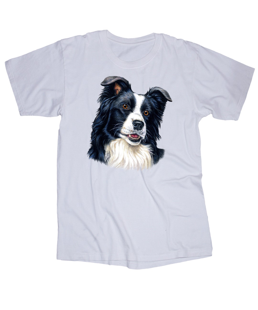 Border Collie White T-shirt, Border Collie Shirt, Border Collie Pet ...