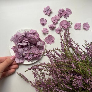 Dried Hydrangea Dried Purple Hydrangea Real Dried Flowers for Resin ...