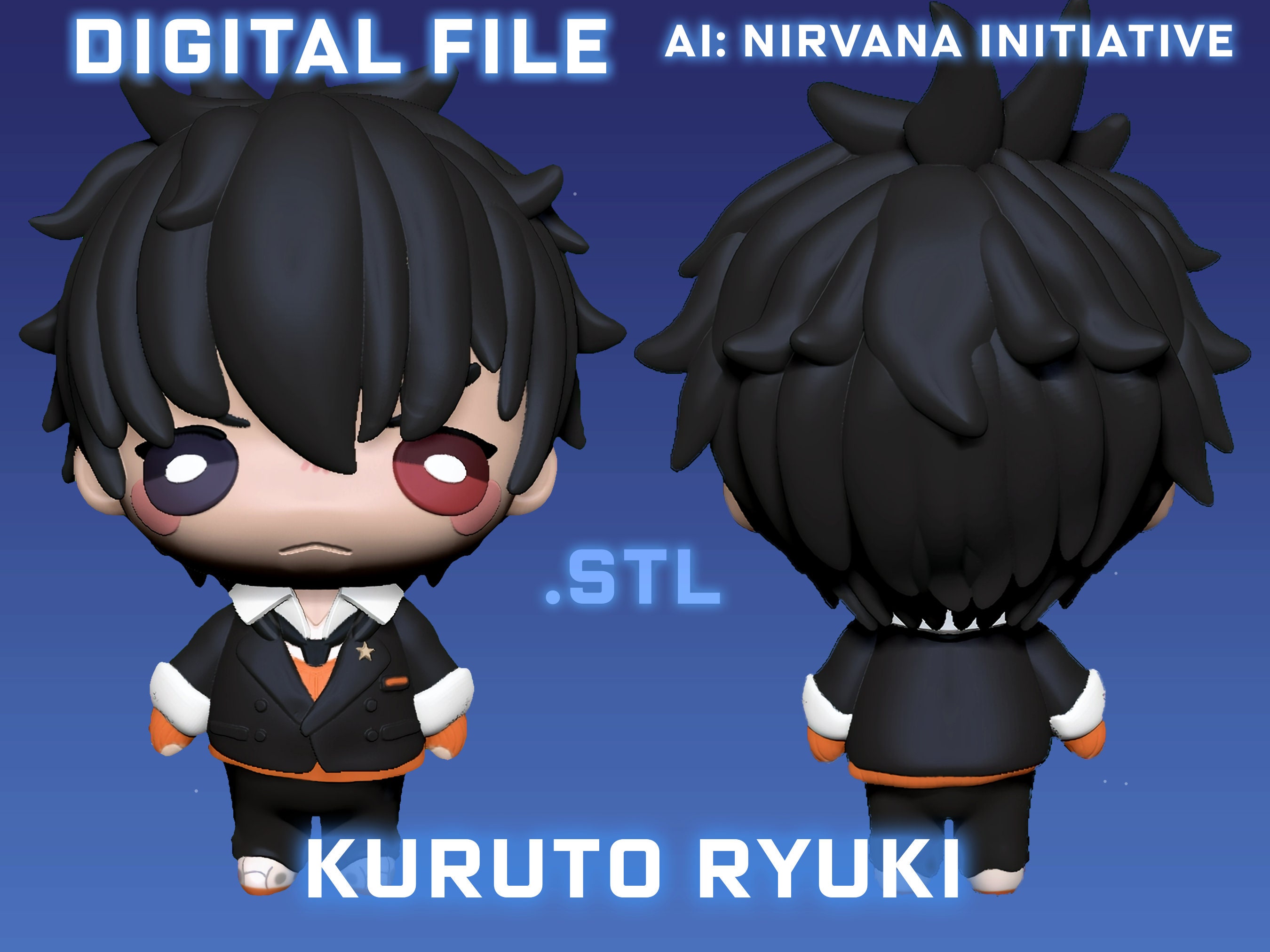 Kuruto Ryuki STL File Downloadable Printable AI: the Somnium Files ...