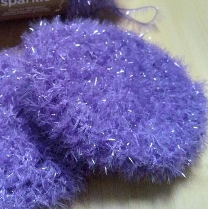 Sparkle Scrubby, Crochet Dish Scrub, DIY Scouring Pad - Etsy
