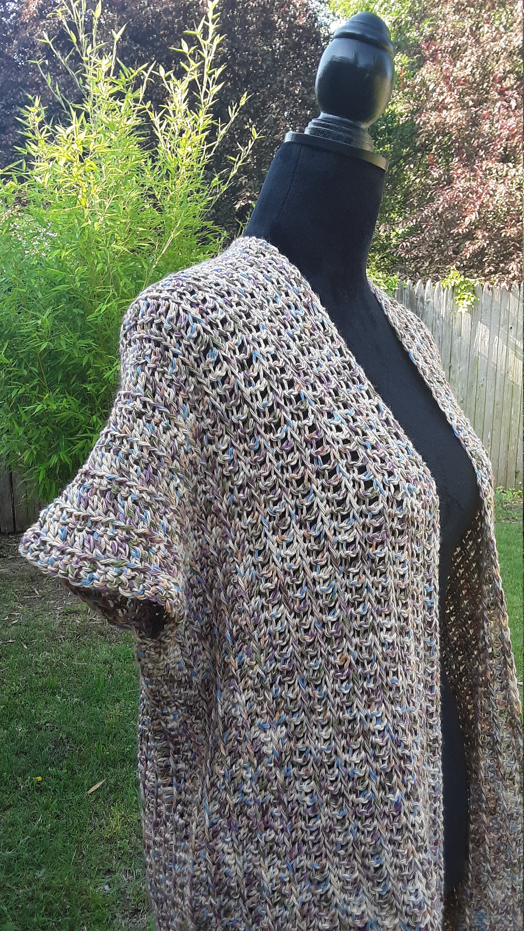 Confetti Cardigan Crochet Pattern, Intermediate Crochet Pattern ...