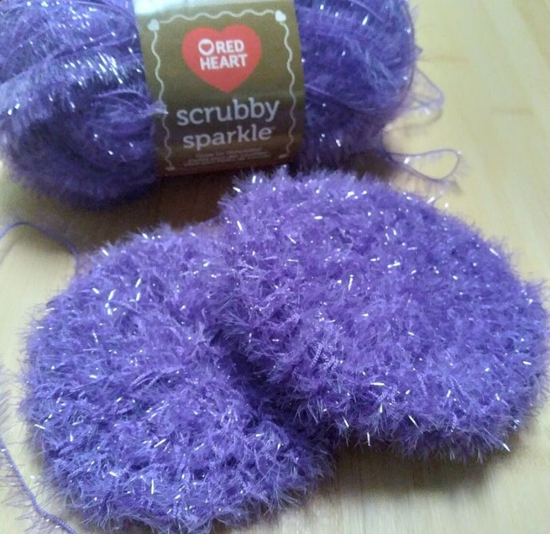 Sparkle Scrubby, Crochet Dish Scrub, DIY Scouring Pad - Etsy