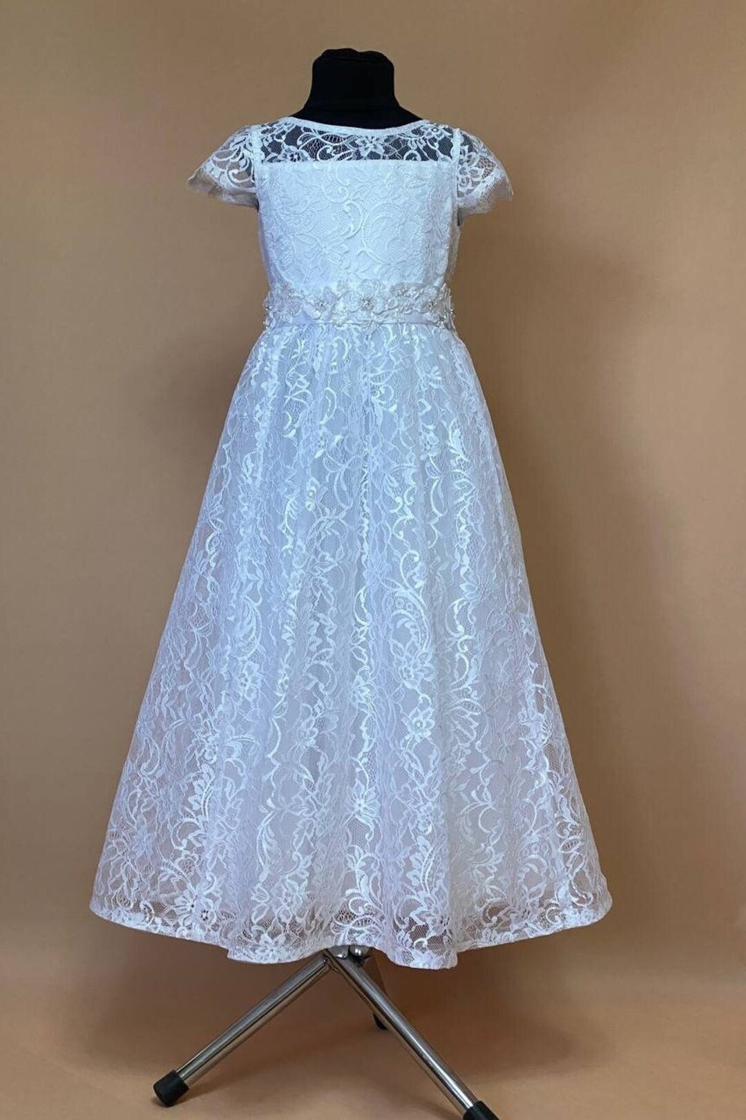 First Communion Dress,white Flower Girl Dress,communion Dress. - Etsy