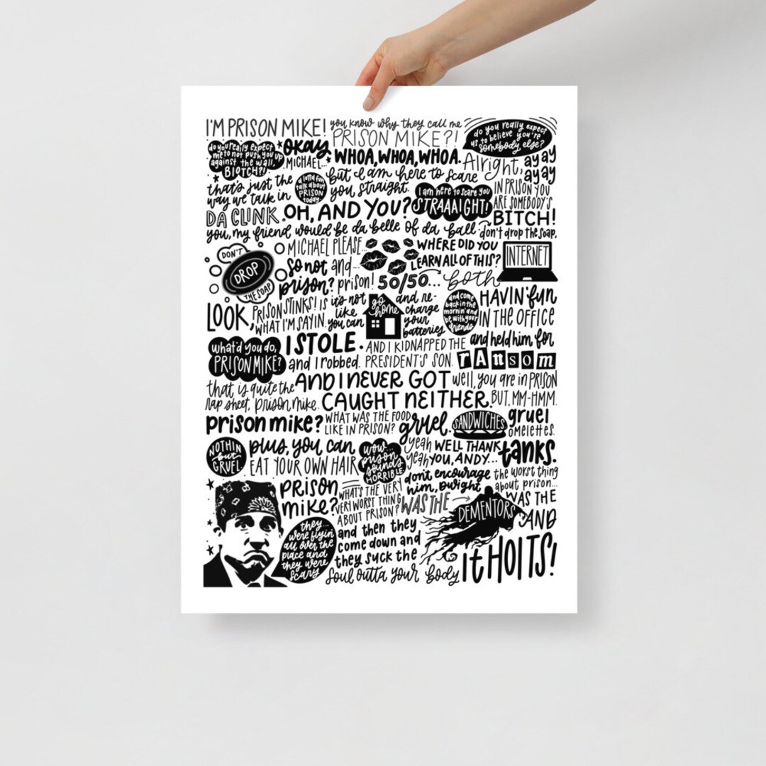 Prison Mike Poster - Etsy