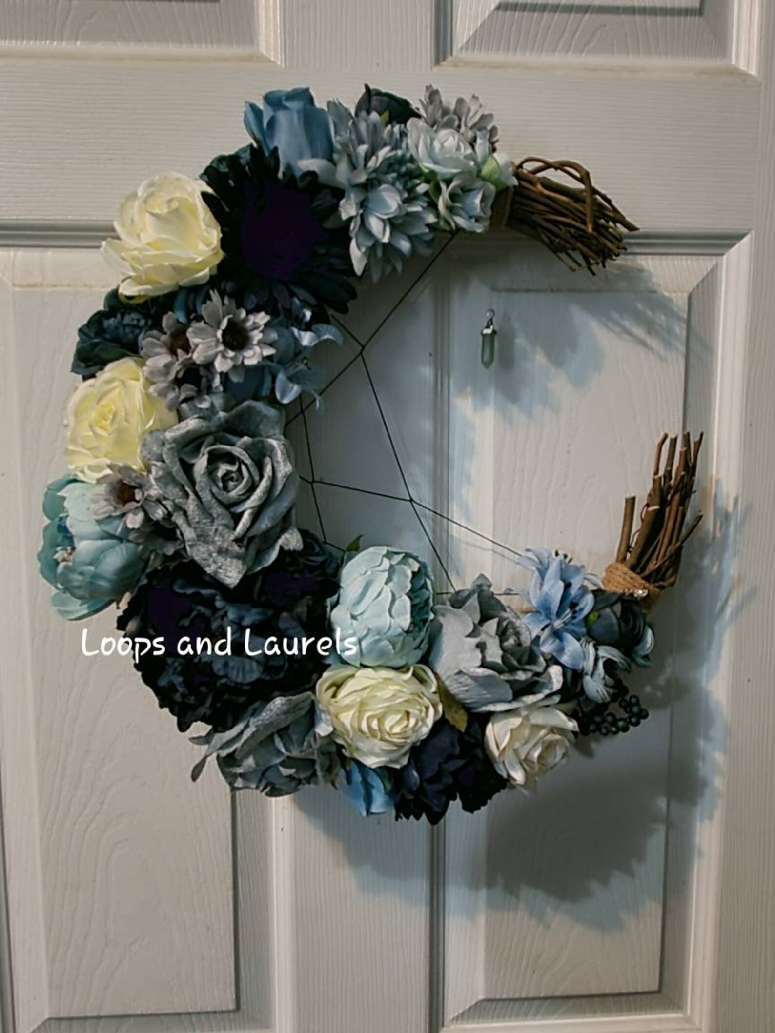 Crescent Moon Wreath - Etsy