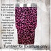 Leopard Print Clear Vinyl, FULL SHEET Leopard Print, Clear Background ...
