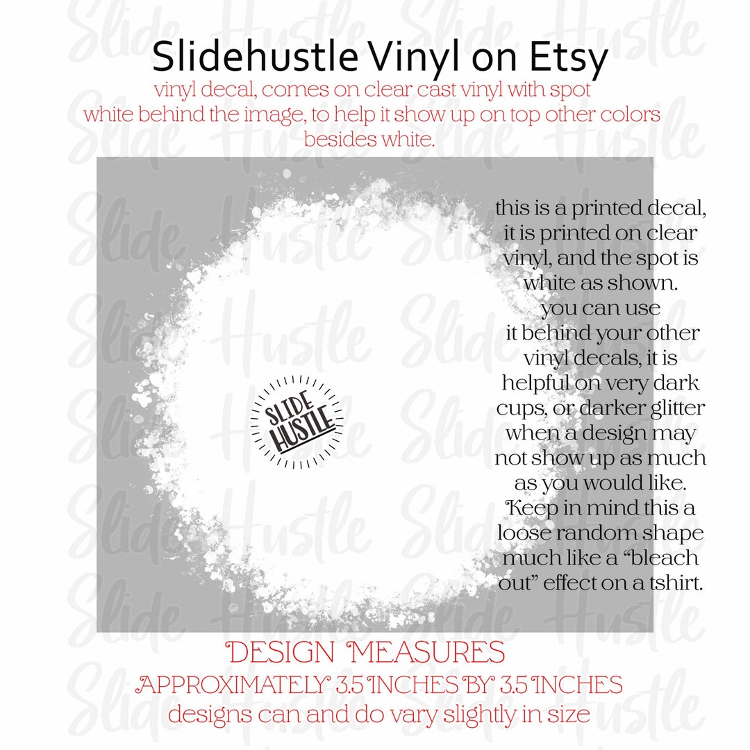 Tumbler Decal, Bleach Spots, Bleach Out Spot for Tumbler Decal, Spot ...