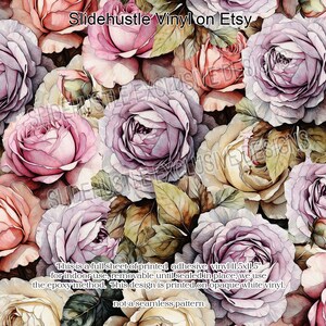 Roses, Romantic, Printed Vinyl Roses, Tumbler Vinyl With Roses, Indoor ...