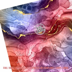 Printed Vinyl, Marbled Vinyl, Alcohol Ink Swirls Adhesive Vinyl ...