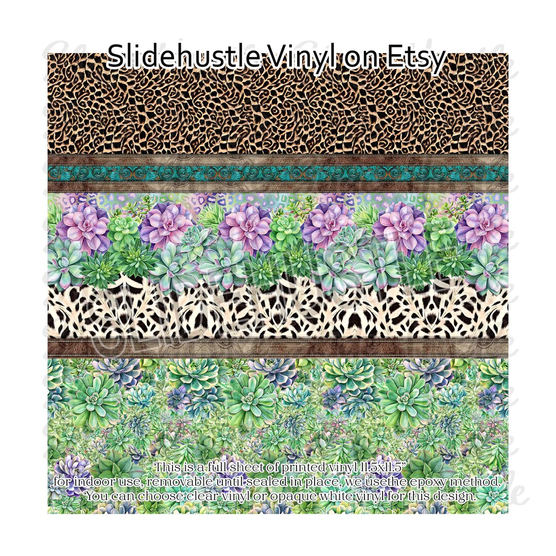 Printed Adhesive Vinyl, 3D Leather Vinyl, Barnboard, Tumbler Vinyl ...