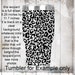 Leopard Print Clear Vinyl, FULL SHEET Leopard Print, Clear Background ...