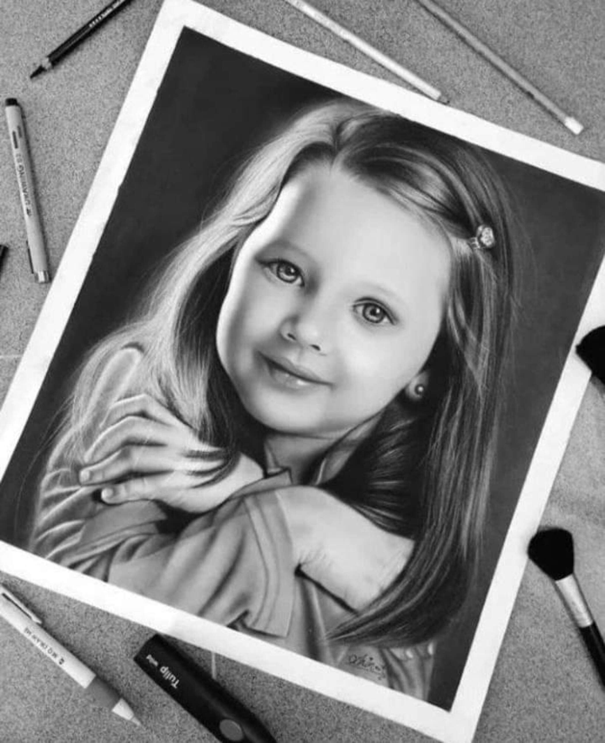 Custom Graphite Pencil Portraits From Photos - the Perfect Gift for ...