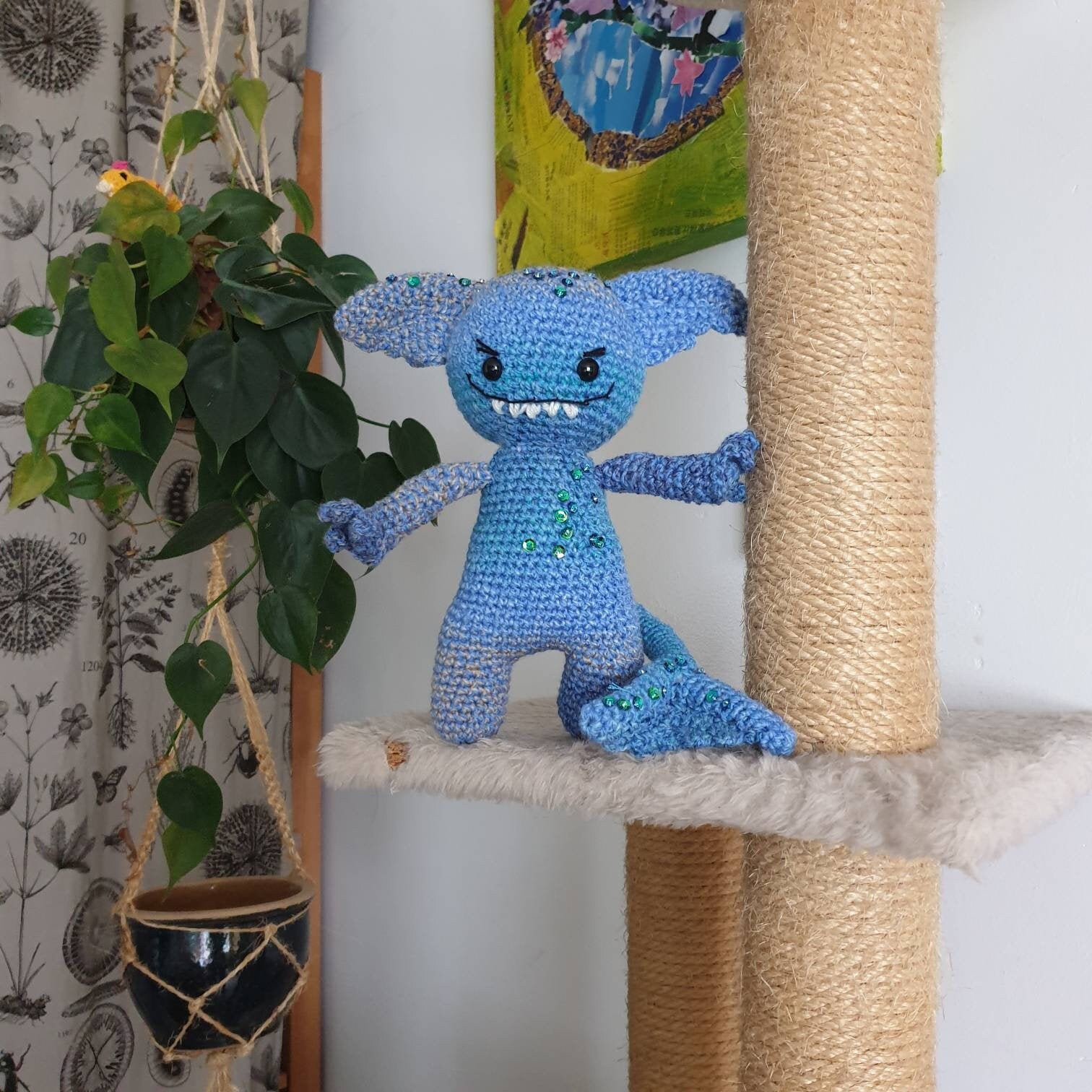 Crochetpattern: Vibrant Monster Stuffed Animal Amigurumi - Etsy