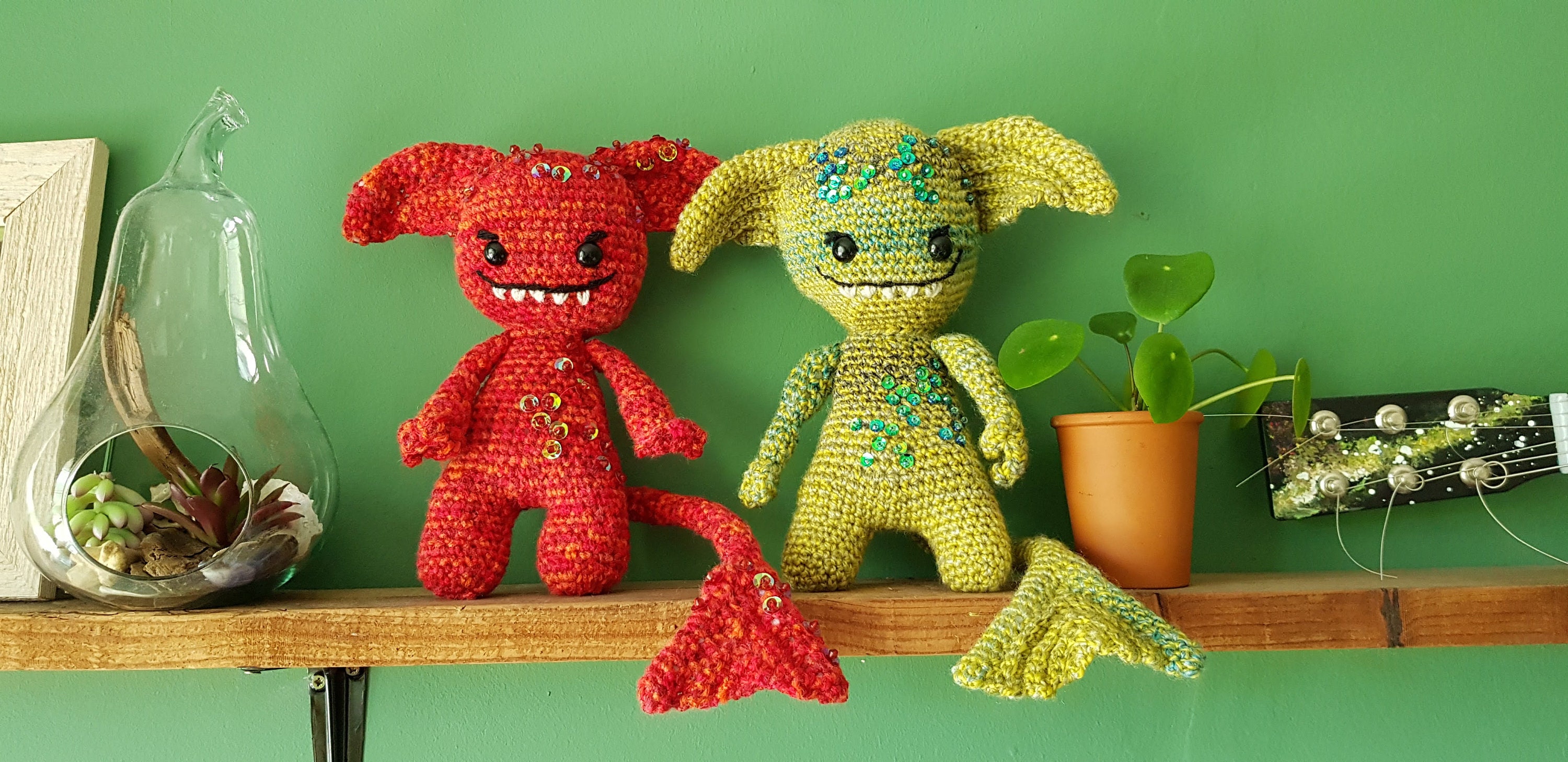 Crochetpattern: Vibrant Monster Stuffed Animal Amigurumi - Etsy