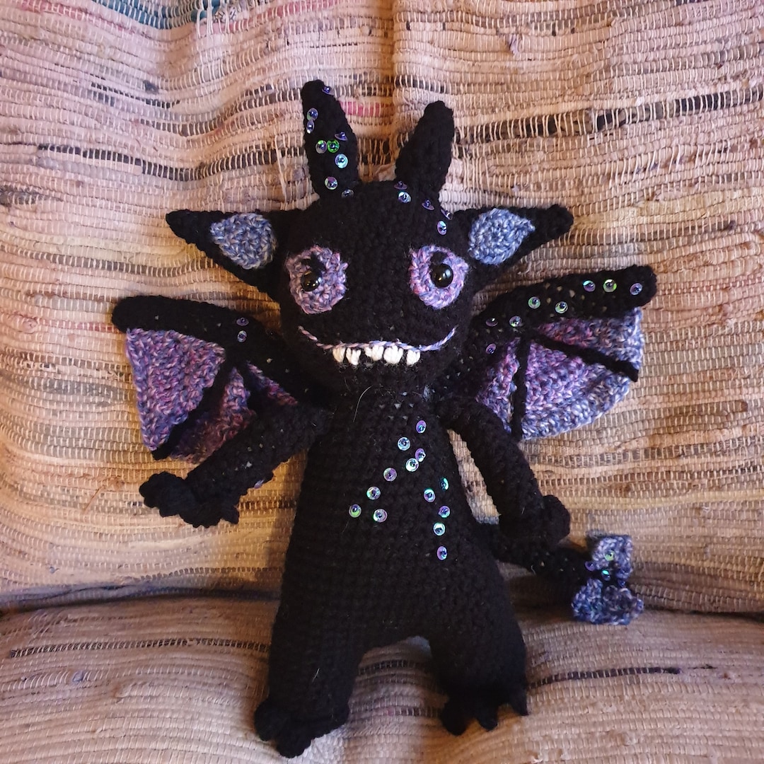 Crochetpattern: Vibrant Devil, Stuffed Animal, Amigurumi, With ...
