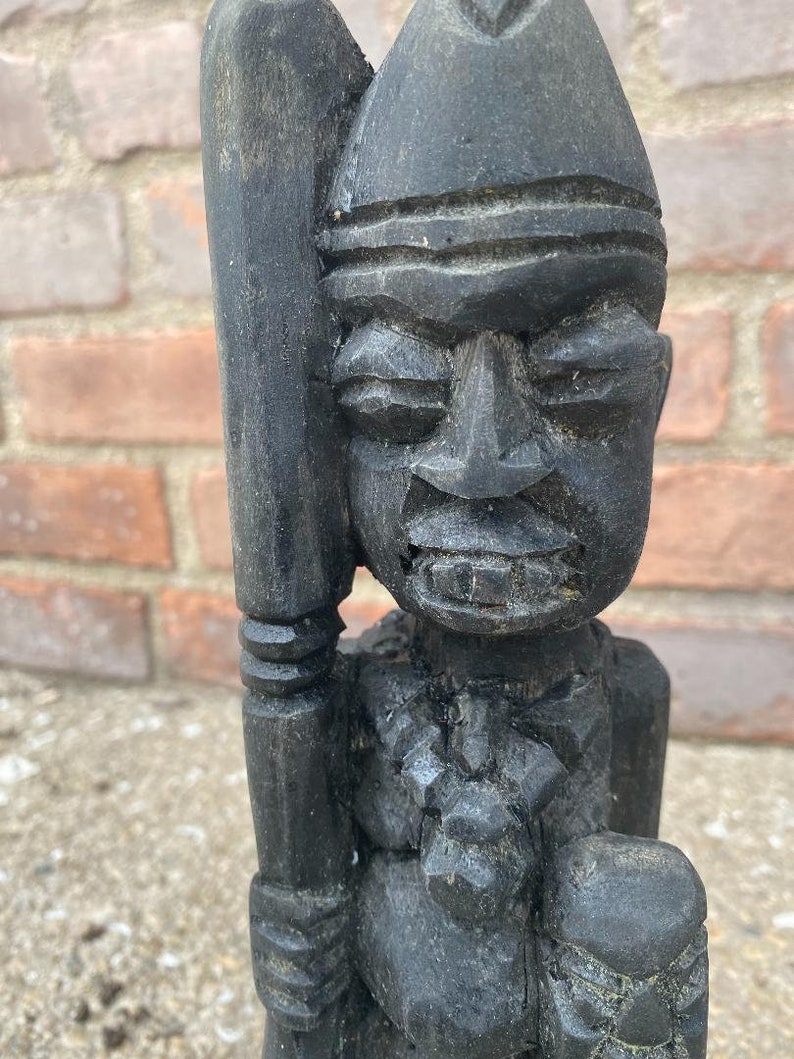 11 Inch High Authentic Traditional Yoruba Esu Odara Spiritual Statue ...