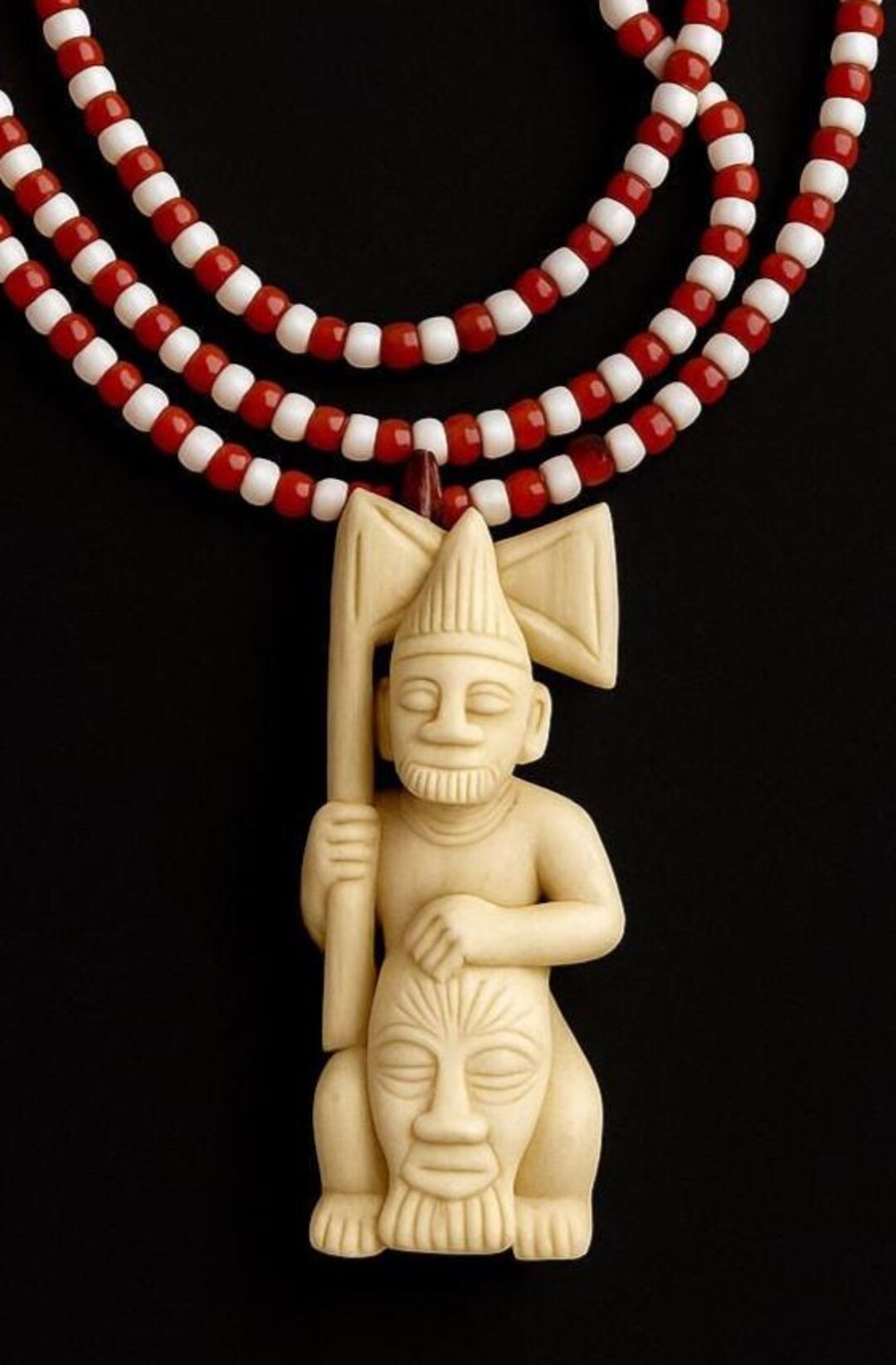 Unique Luxuriously Customized One of A Kind Ileke SHANGO With Hand ...