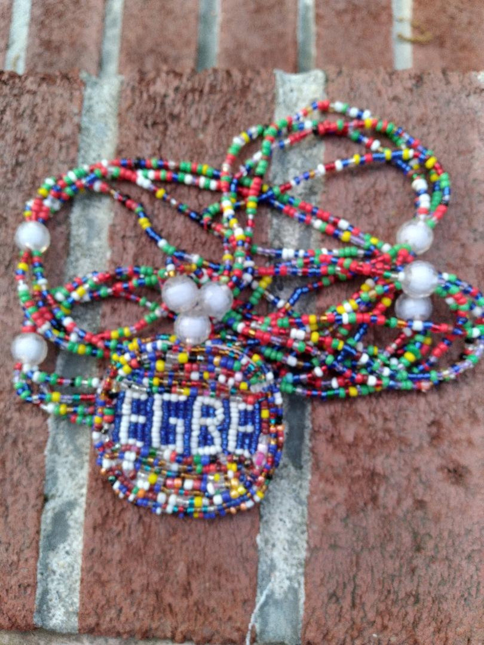 Ileke Egbe Eleke Egbe Egbe Beads Egbe Necklace Pendant | Etsy