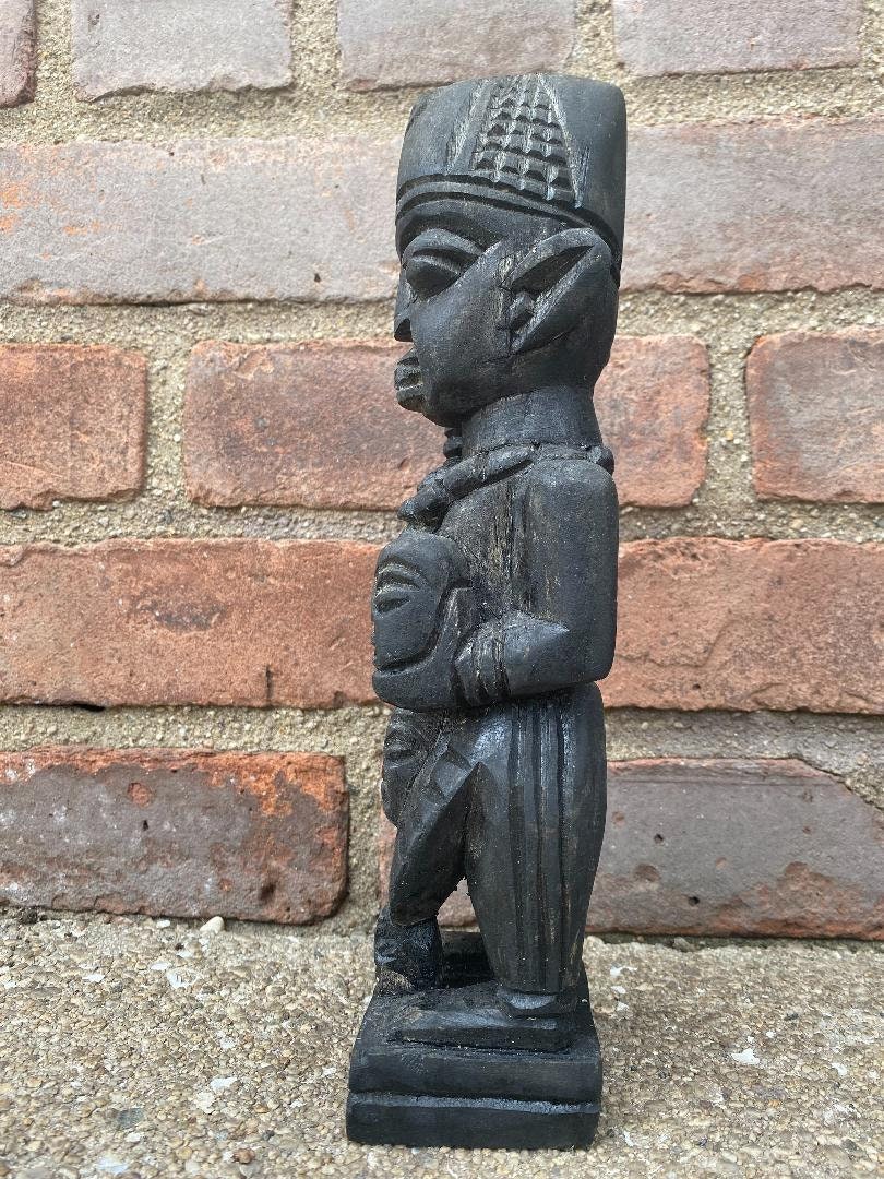 11 Inch High Authentic Traditional Yoruba Esu Odara Spiritual Statue ...