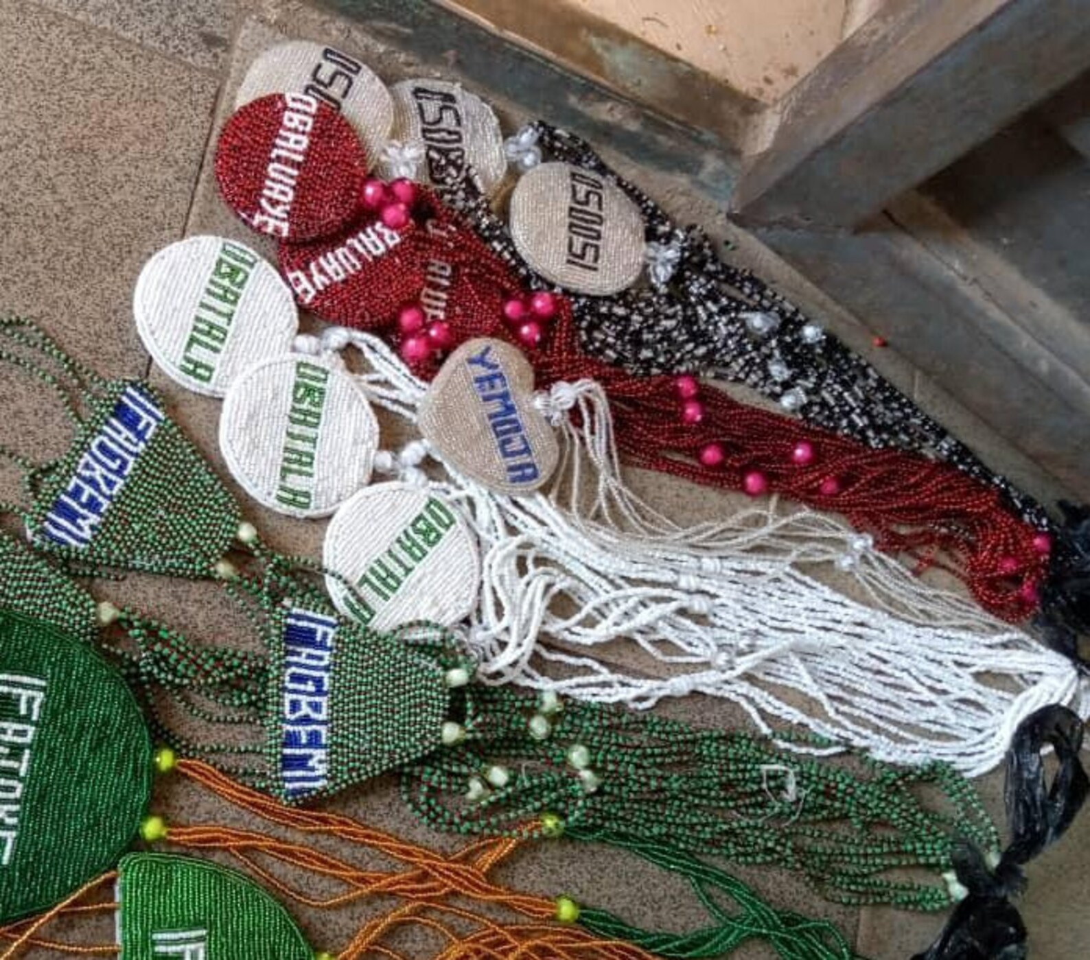 Ileke Ifagbemi Eleke Ifa Ifa beads Ifa necklace Orisha | Etsy