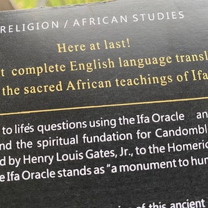 Vintage the Sacred Ifa Oracle (1808) (in Stock Ready to Ship) - Etsy