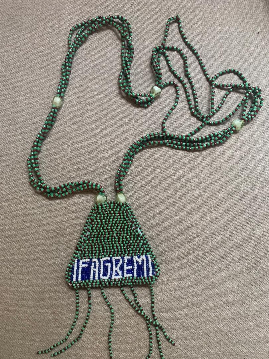 Ileke Ifagbemi Eleke Ifa Ifa Beads Ifa Necklace Orisha - Etsy